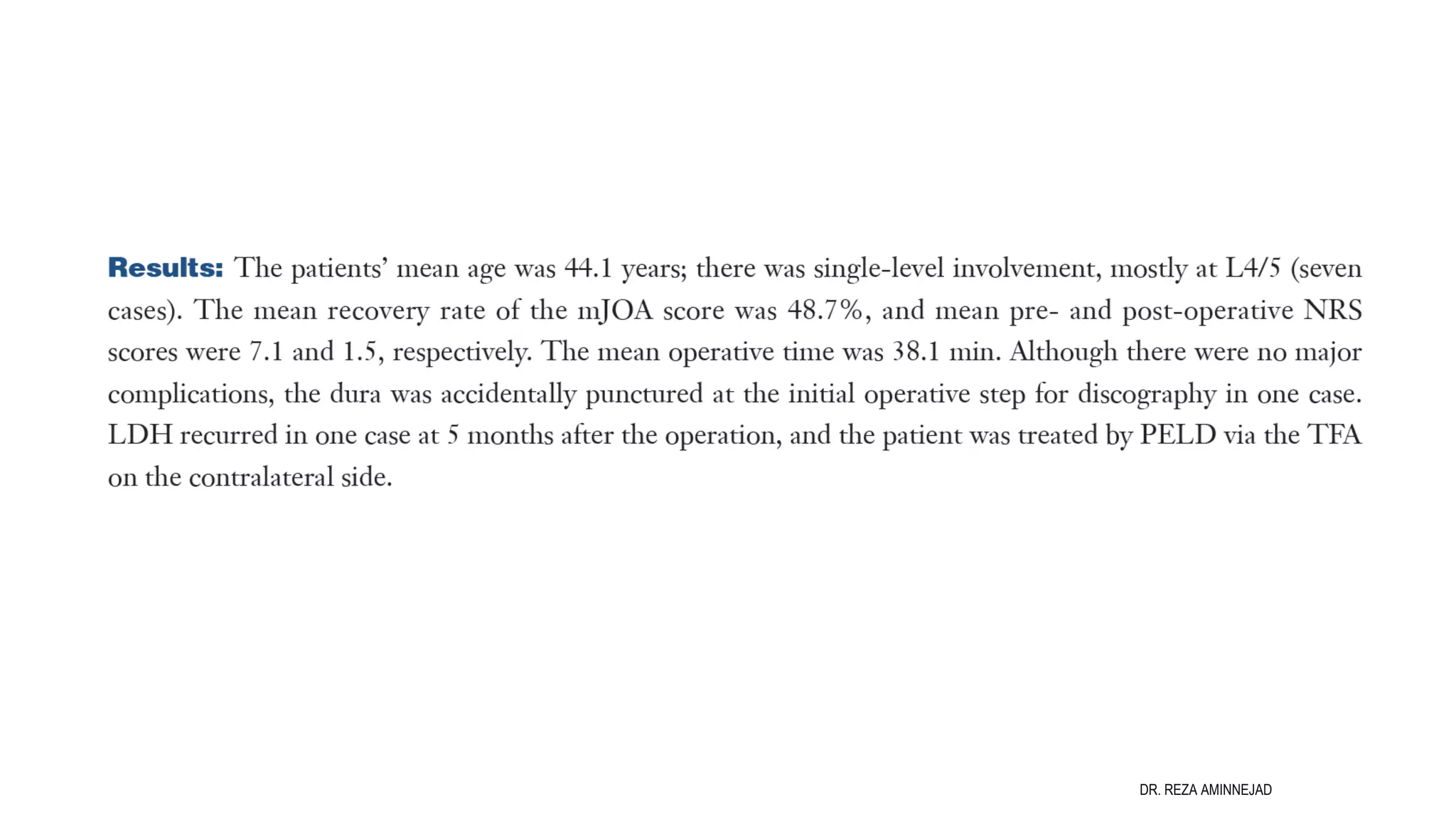 PELD-Significance and Pitfalls | PPT