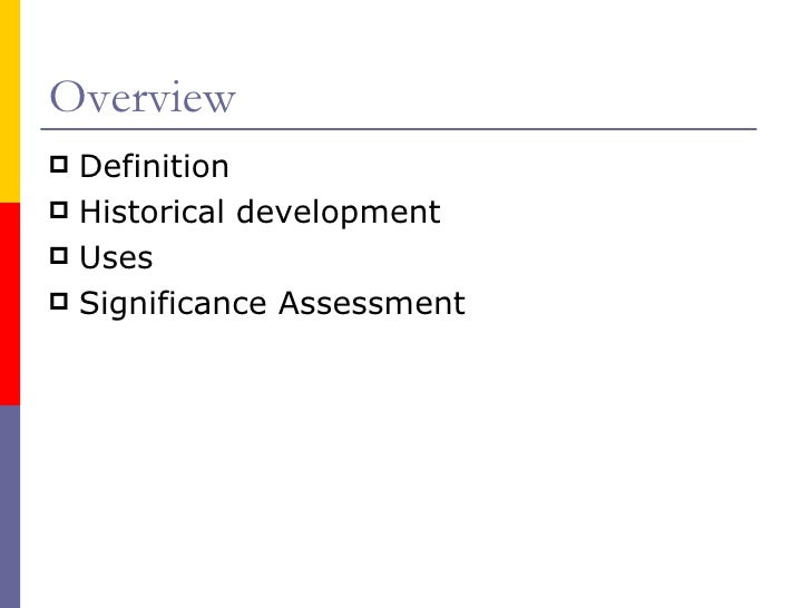 Significance Presentation Significance Presentation
