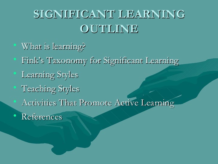Significant Learning