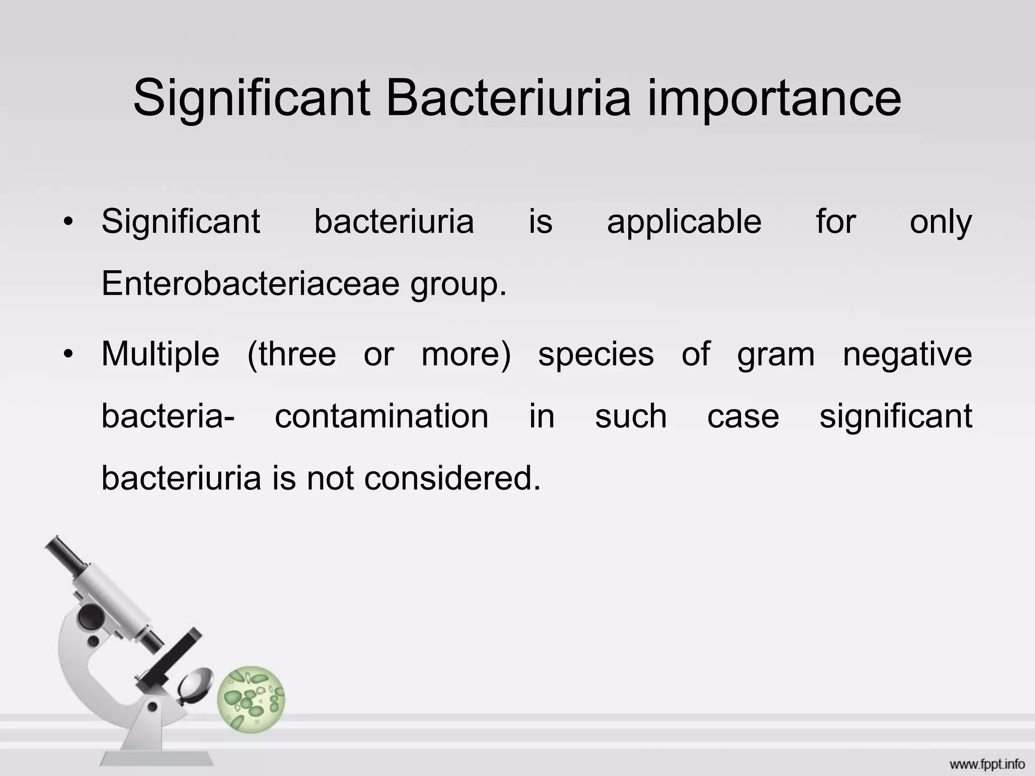 Significant bacteriuria | PPTX