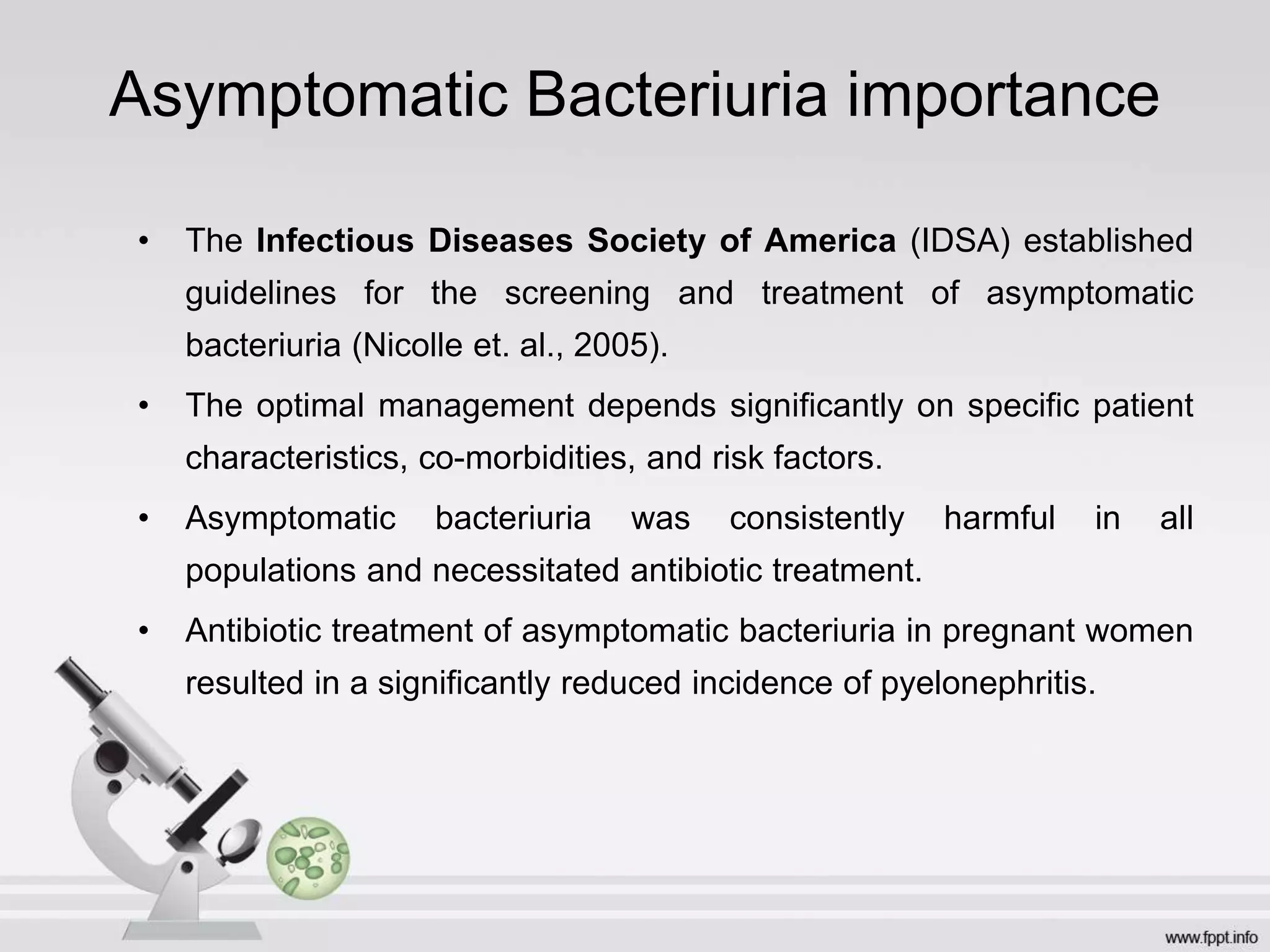 Significant bacteriuria | PPTX
