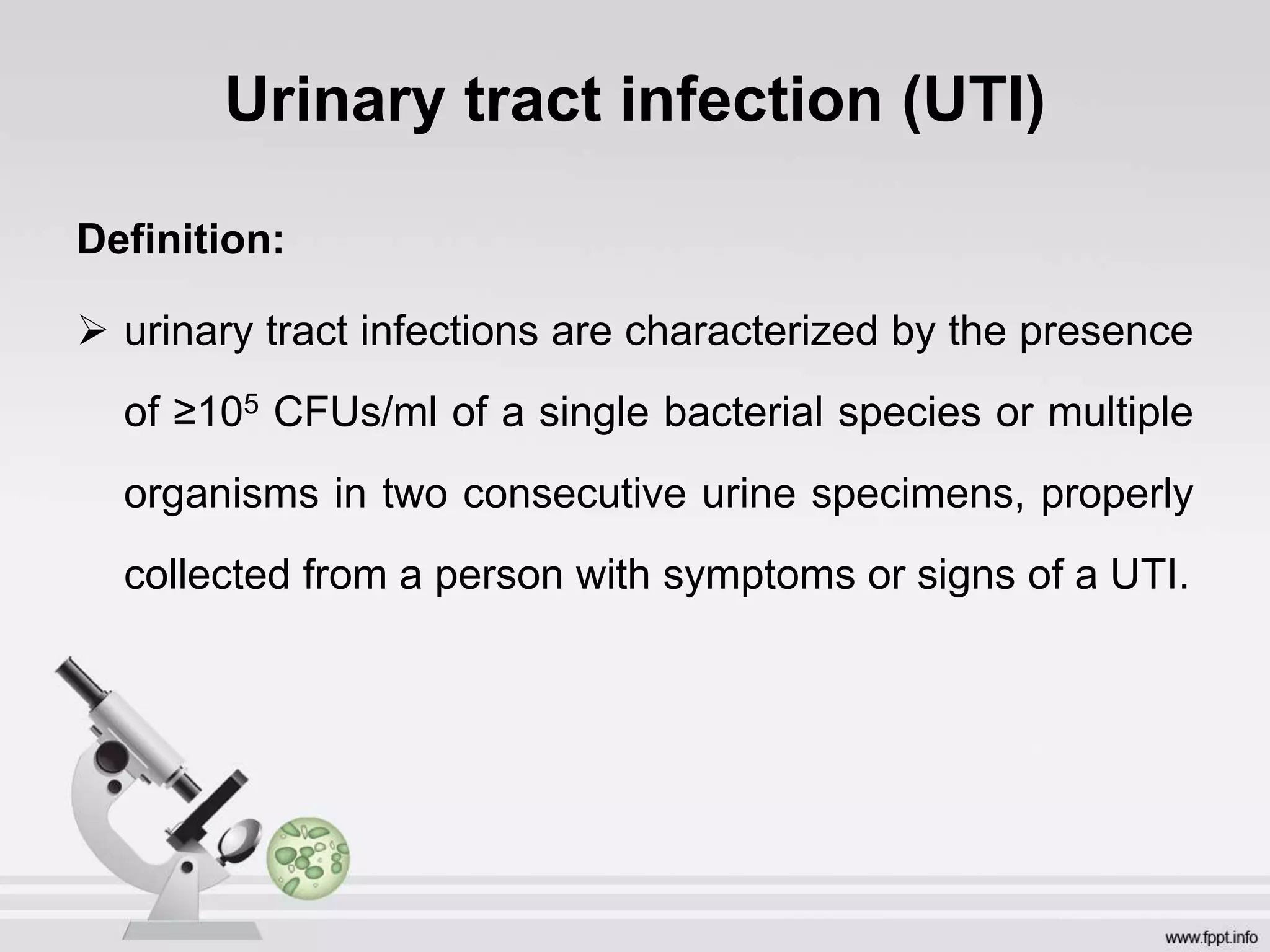 Significant bacteriuria | PPTX