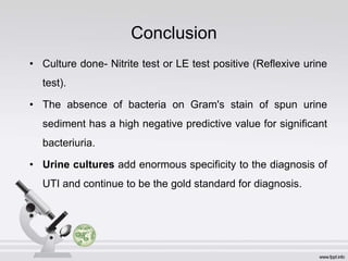Significant bacteriuria | PPTX