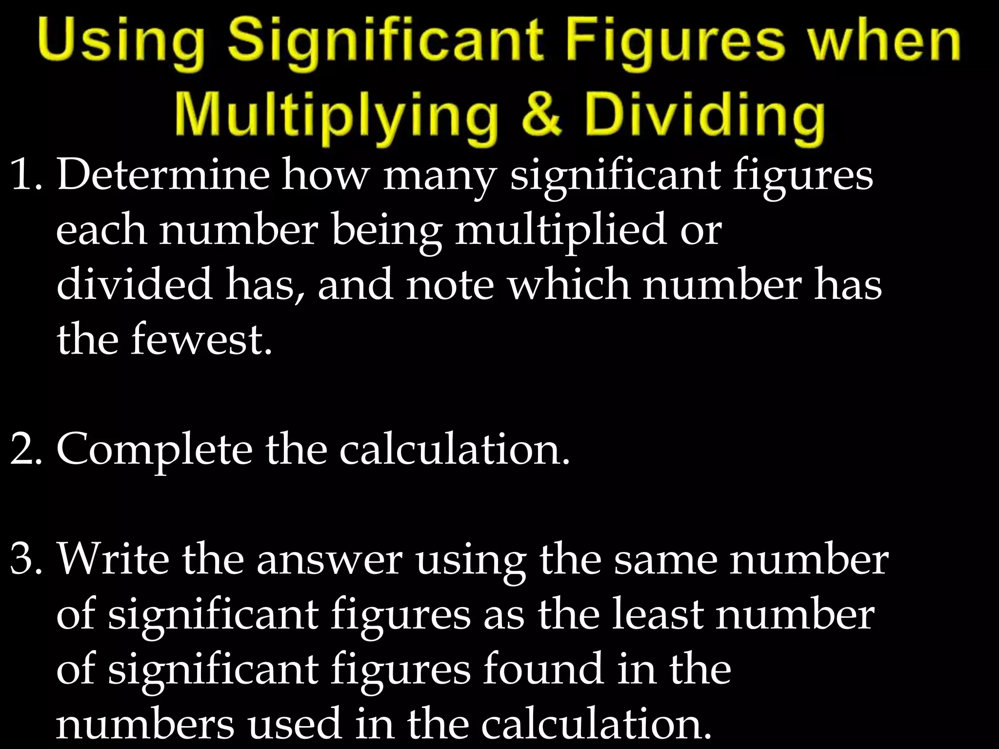 Significant figures | PPTX