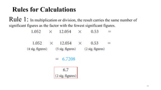 Significant figures | PPT