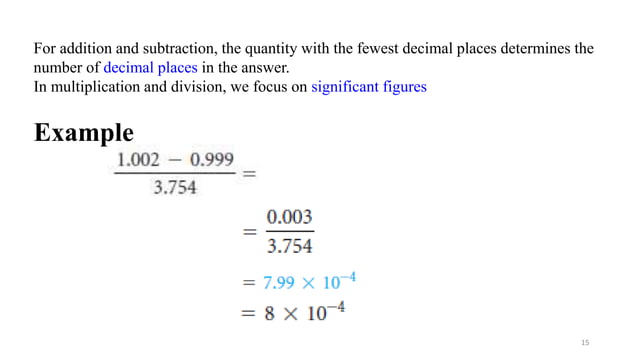 Significant figures | PPT