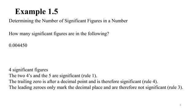 Significant figures | PPT
