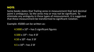 Significant figures | PPTX