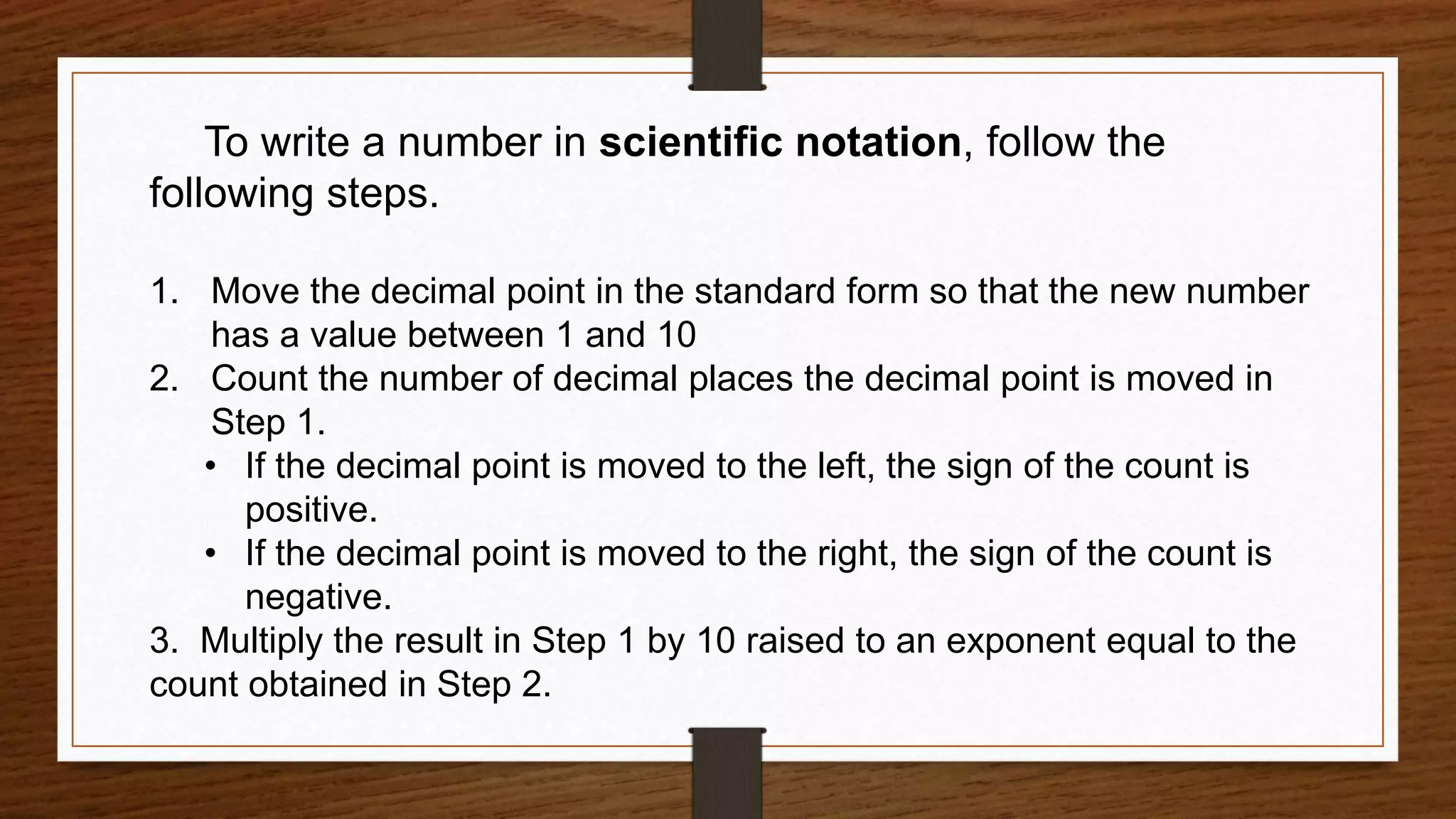 Significant figures and scientific notation | PPTX