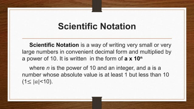 Significant figures and scientific notation | PPTX