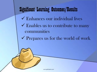 Creating Significant Learning Experiences in Libraries | PPT