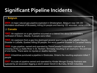 Significant Gas Pipeline Incidents | PPT