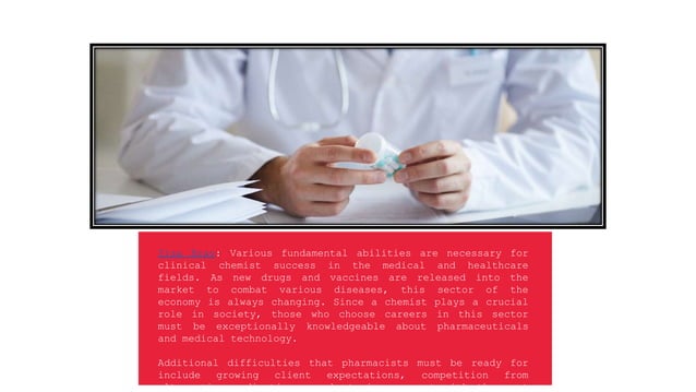 Significant Skills Of A Clinical Pharmacist. | PPTX