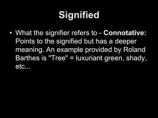 Signifier And Icon - AS COMMS | PPT
