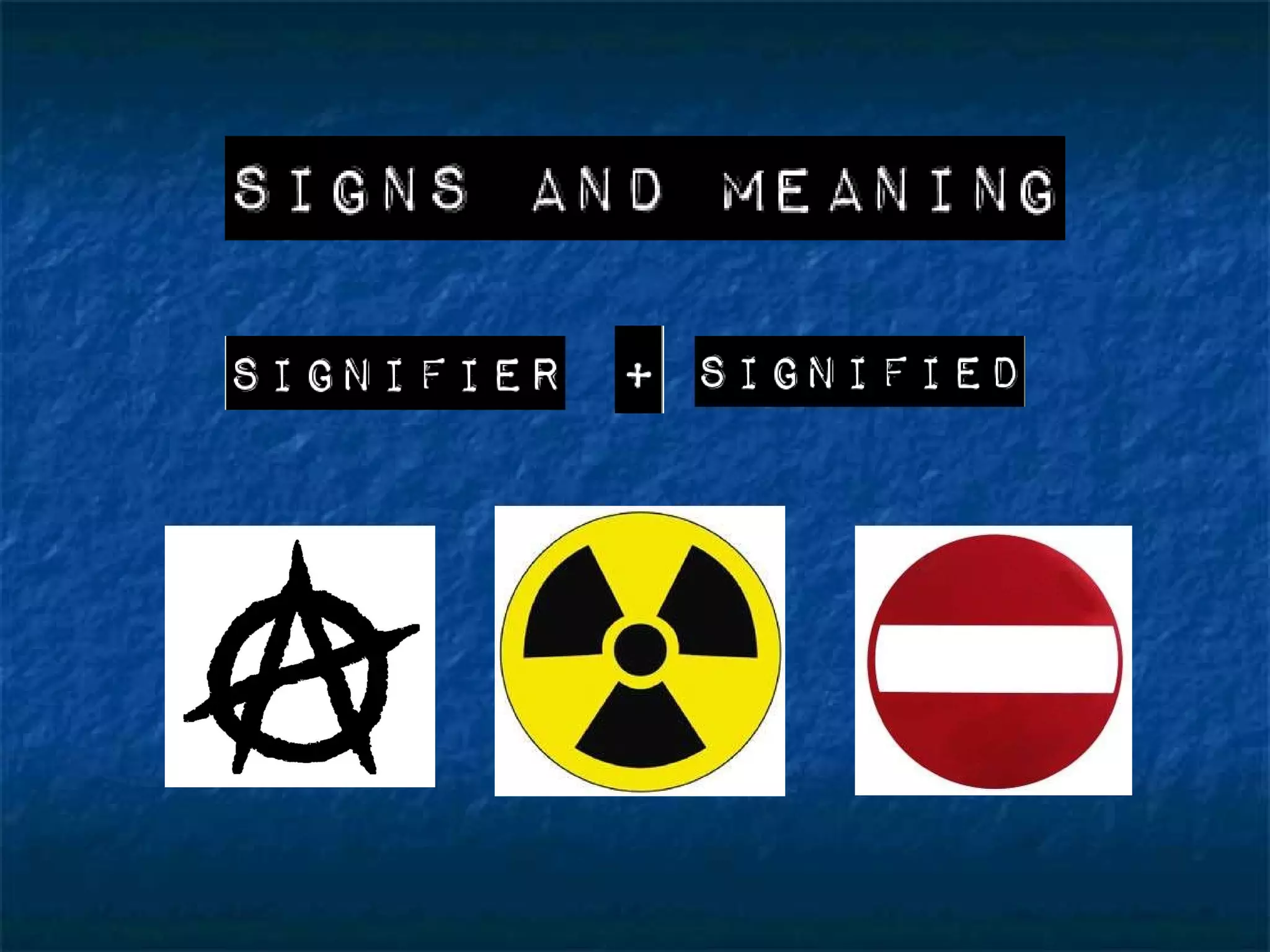 Signifier and Signified | PPT