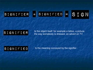 Signifier and Signified | PPT