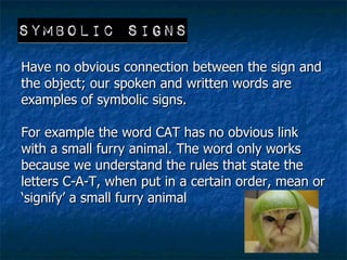 Signifier and Signified | PPT