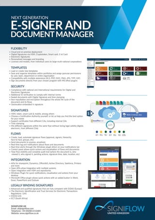 SigniFlow Digital Signing & Document Management | PDF