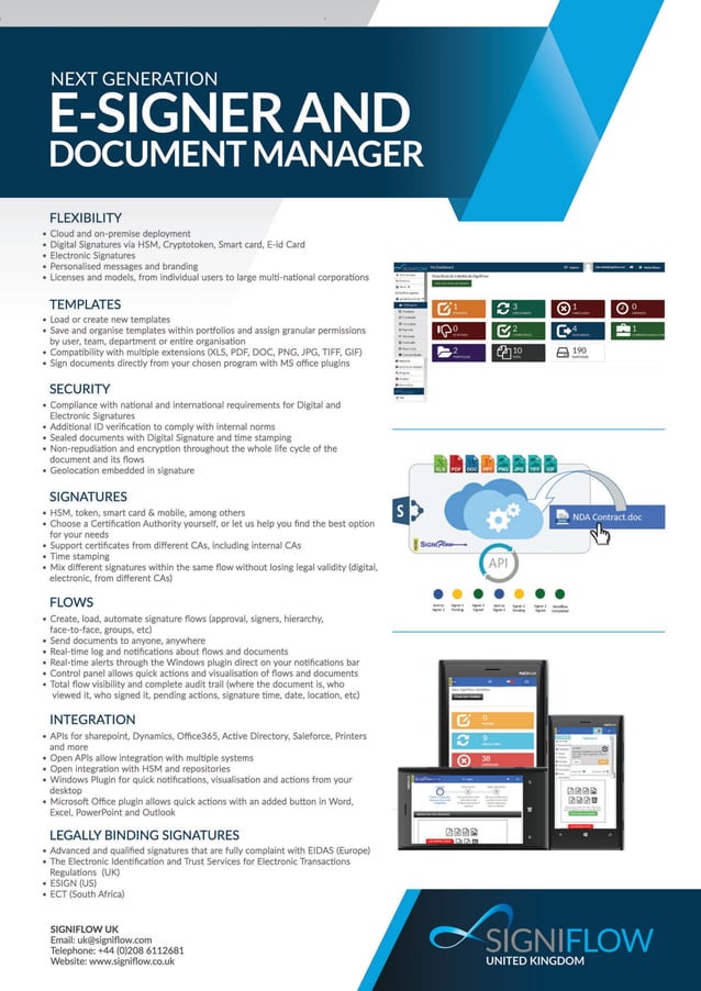 SigniFlow Digital Signing & Document Management | PDF