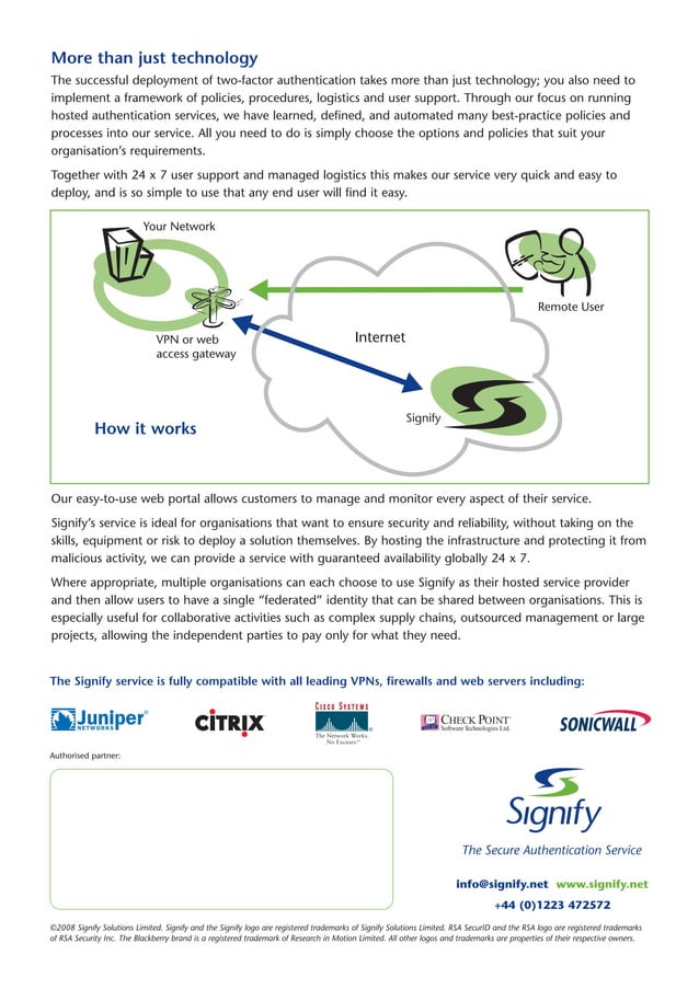 Signify Overview | PDF