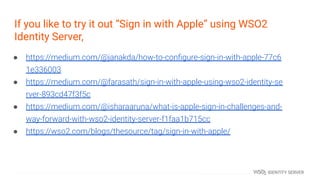 Sign In with Apple: A Zero Code Integration Approach Using WSO2 Identity Server | PPT