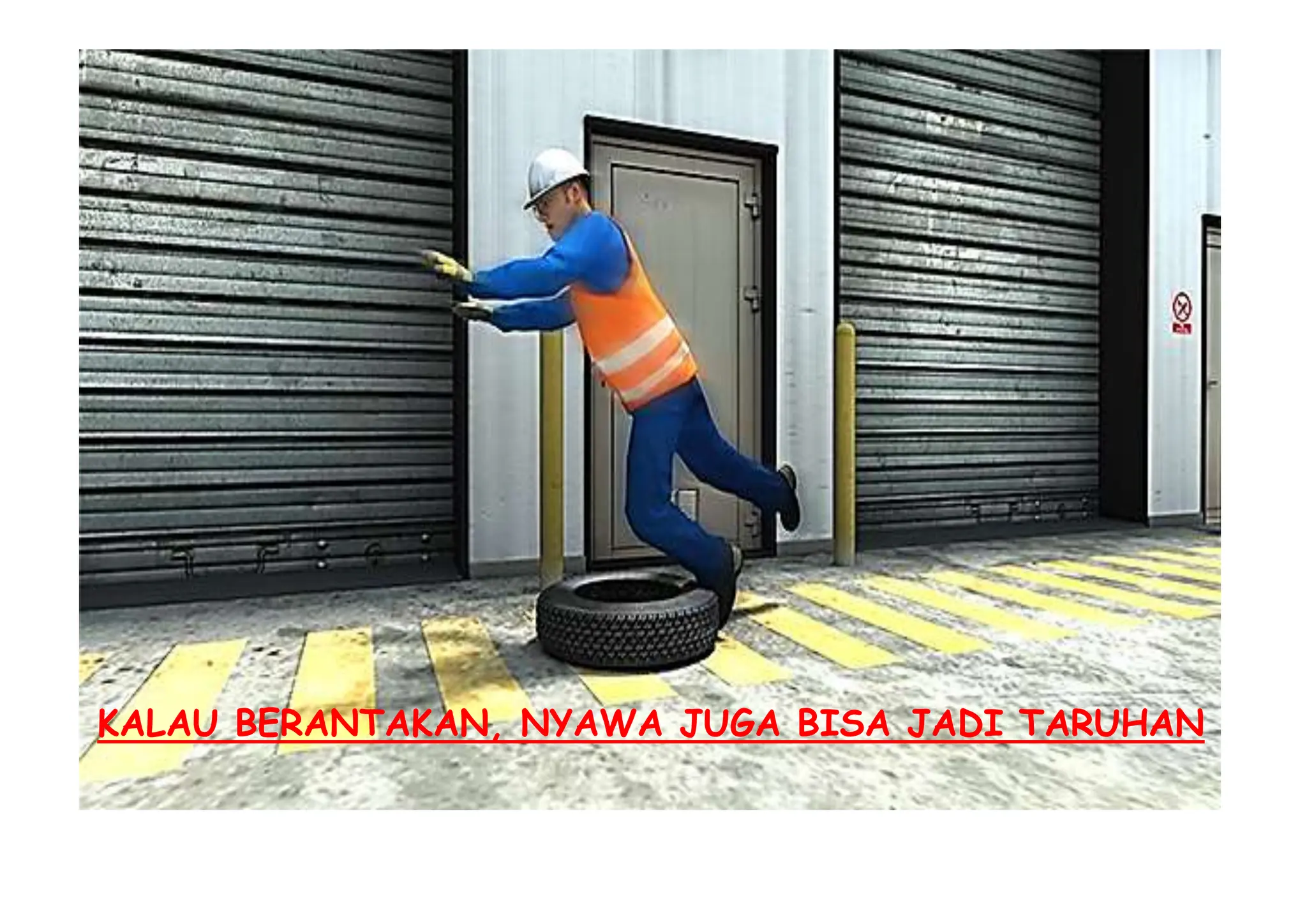 ini adalah safety sign landscape untuk area kerja | DOCX