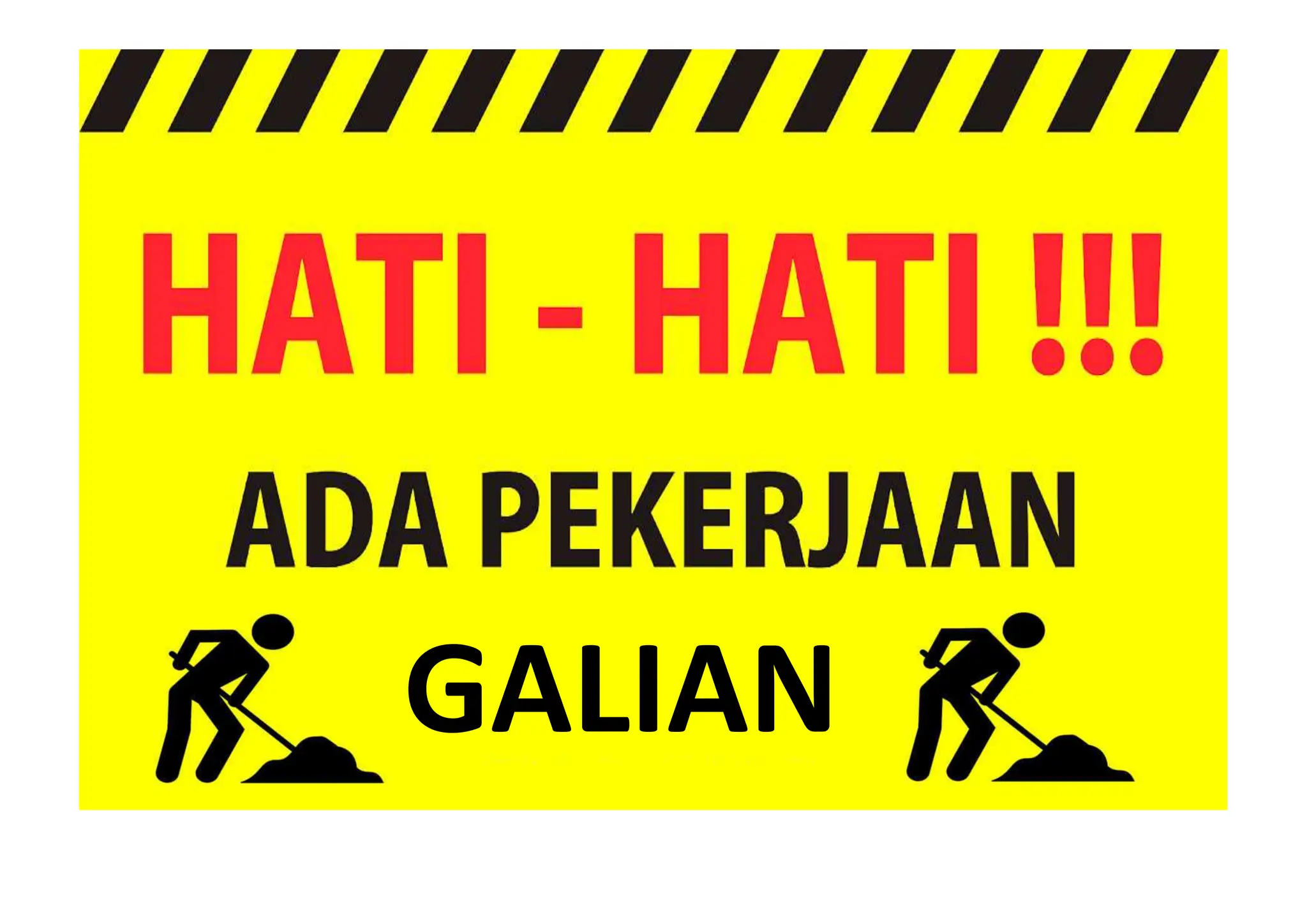 ini adalah safety sign landscape untuk area kerja | DOCX