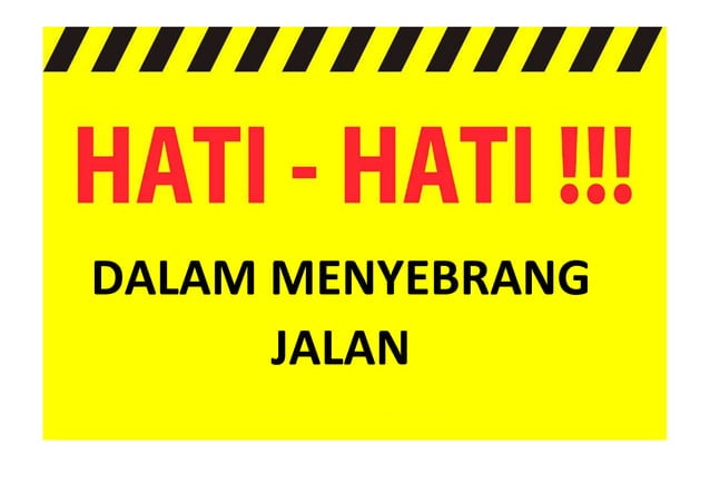ini adalah safety sign landscape untuk area kerja | DOCX