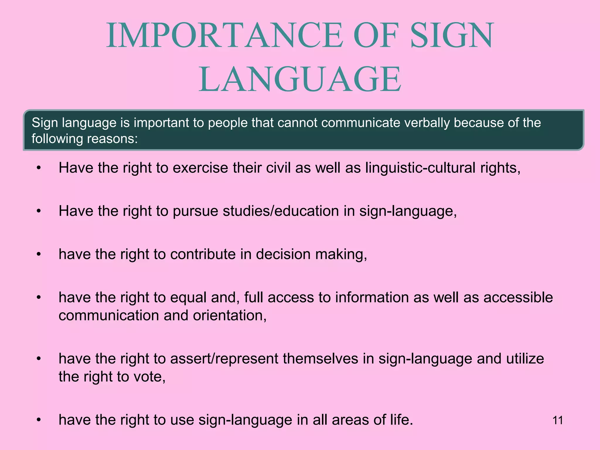 Sign language ppt | PPTX