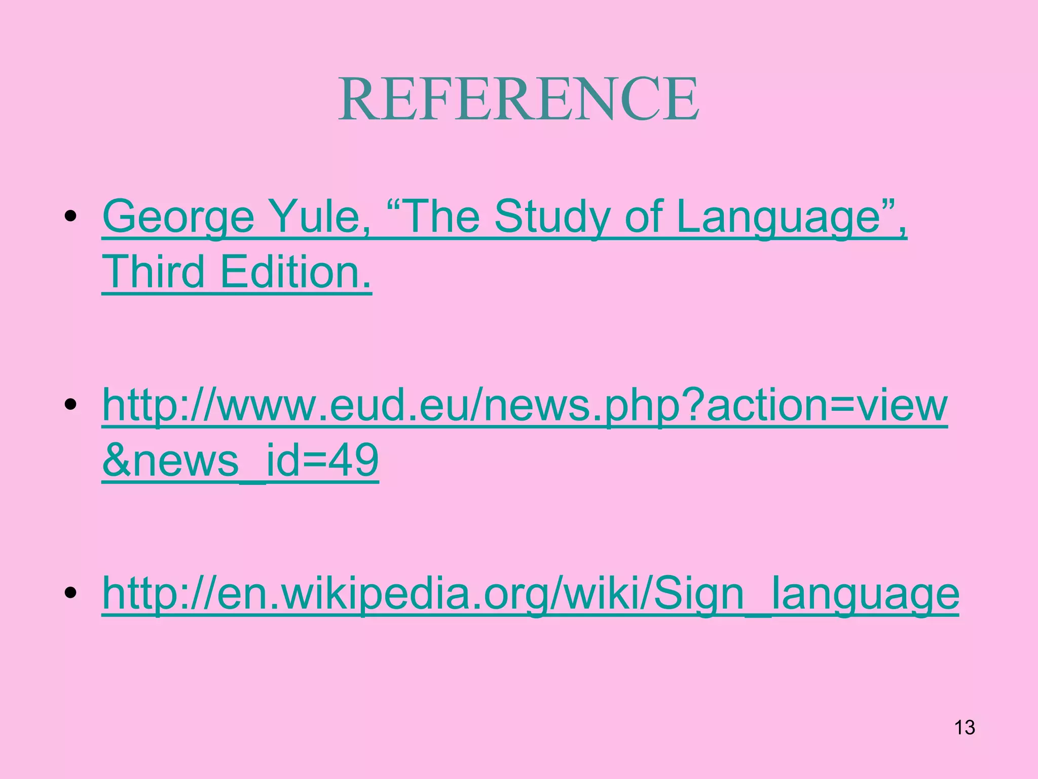 Sign language ppt | PPTX