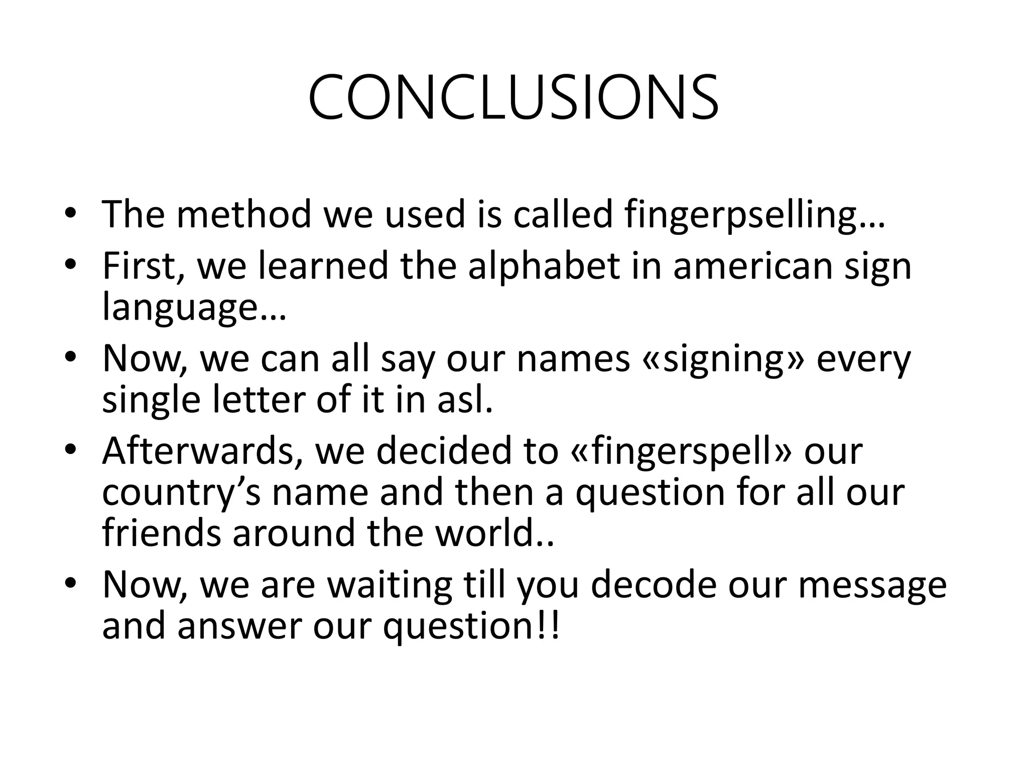 Sign language | PPTX