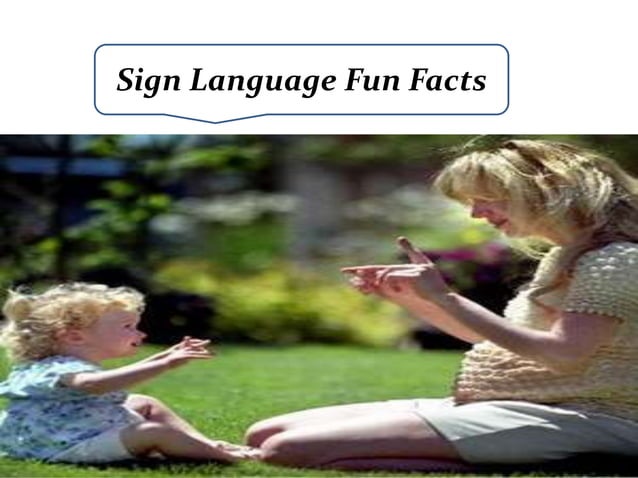 Sign language | PPTX