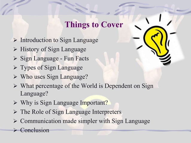 Sign Language - Boost Your Communication Skills | PPTX