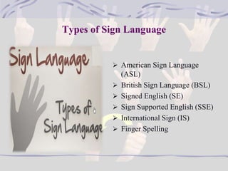 Sign Language - Boost Your Communication Skills | PPTX