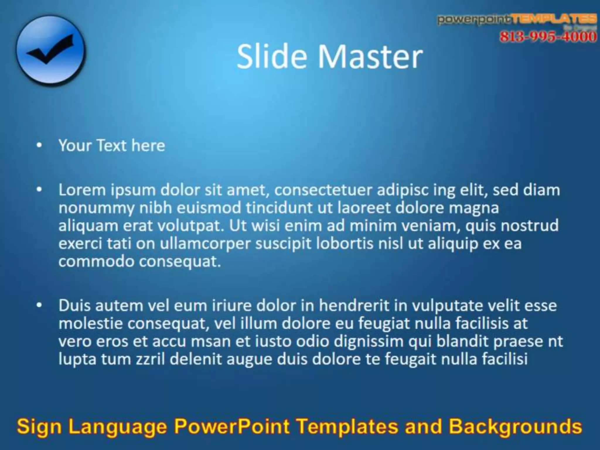 Sign Language PowerPoint Templates and Backgrounds | PPTX