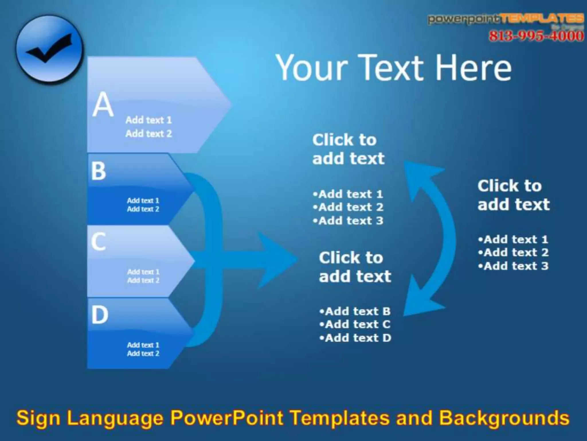 Sign Language PowerPoint Templates and Backgrounds | PPTX