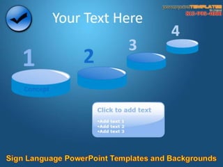 Sign Language PowerPoint Templates and Backgrounds | PPTX