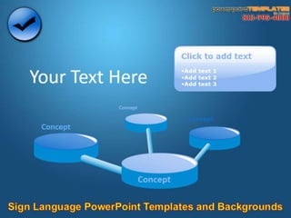 Sign Language PowerPoint Templates and Backgrounds | PPTX