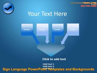 Sign Language PowerPoint Templates and Backgrounds | PPTX | Computer ...