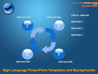 Sign Language PowerPoint Templates and Backgrounds | PPT