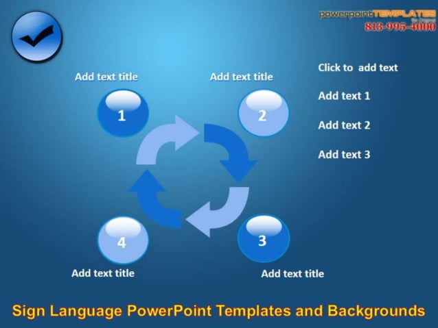 Sign Language PowerPoint Templates and Backgrounds | PPTX