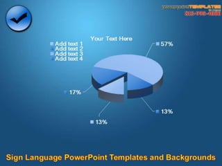 Sign Language PowerPoint Templates and Backgrounds | PPT