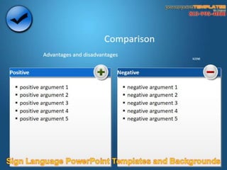 Sign Language PowerPoint Templates and Backgrounds | PPTX