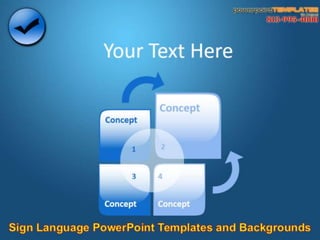 Sign Language PowerPoint Templates and Backgrounds | PPTX