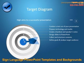 Sign Language PowerPoint Templates and Backgrounds | PPTX