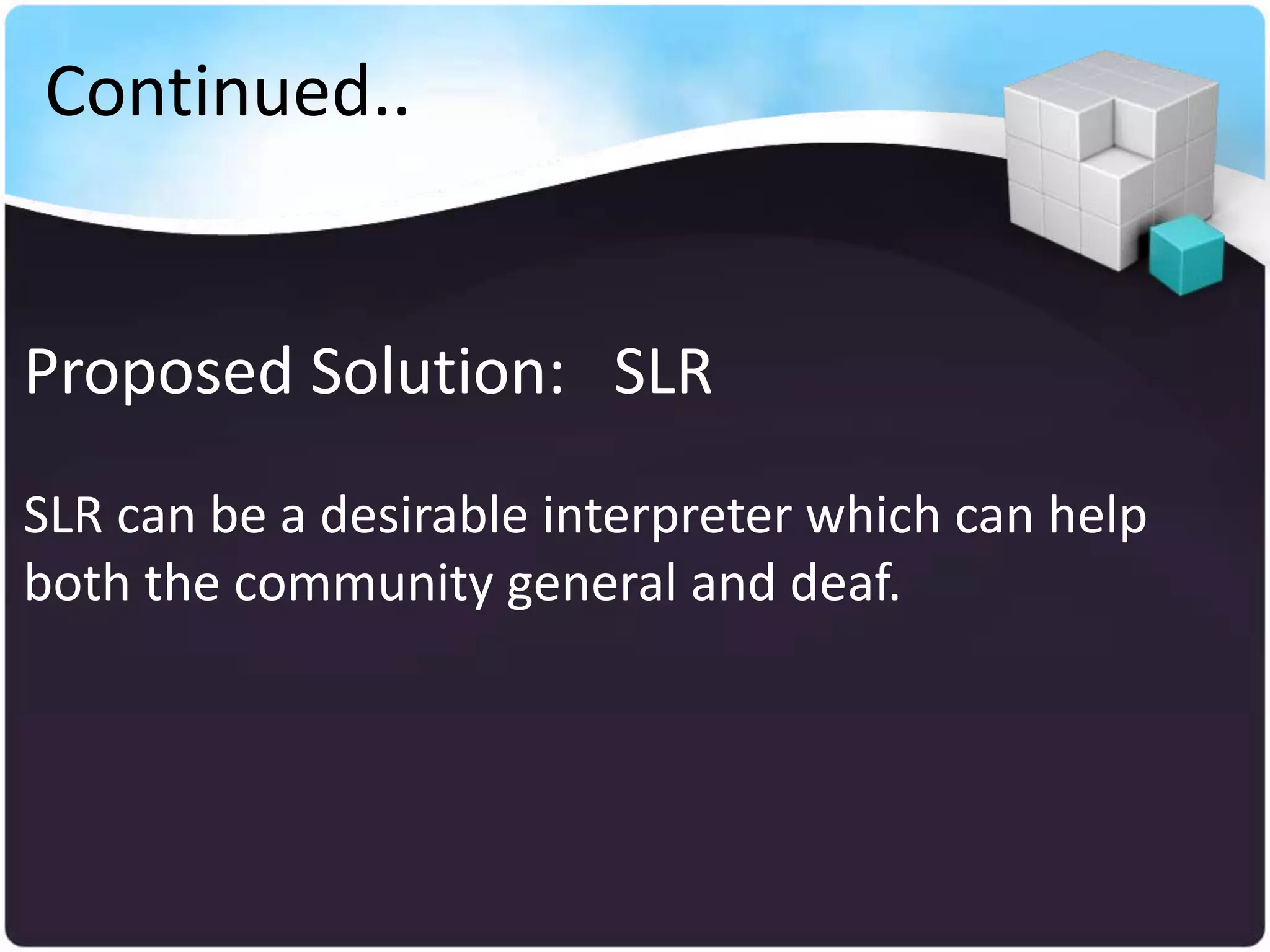 Sign language recognizer | PPTX