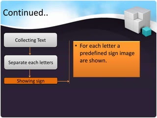 Sign language recognizer | PPTX