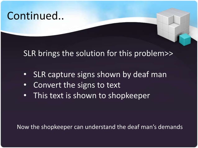 Sign language recognizer | PPTX