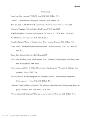 Sign language research paper | PDF