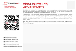 Signlight LED Product Catalog Unveiled | PPT
